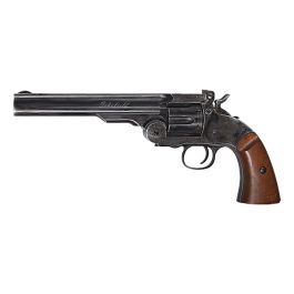 ASG Schofield 6" Aged Black .177 Pellet Co2 Revolver