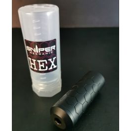 Sniper Mechanic Hexx Suppressor - 14 mm CCW Short