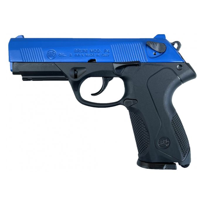 Bruni P4 8 mm Blank Firing Pistol - Blue