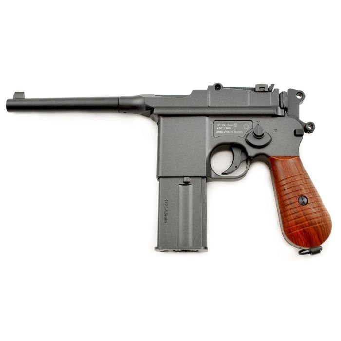 KWC C96 M712 Broom Handle Mauser Style .177 BB Blow Back Co2 Air Pistol