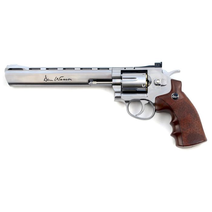 ASG Dan Wesson 8" Nickel .177 BB Co2 Revolver