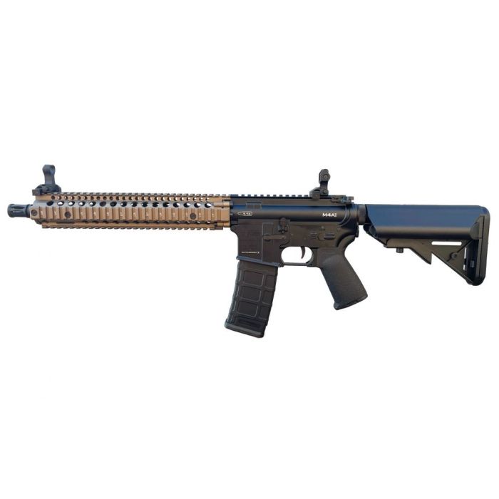 EMG x Daniel Defense Daniel Defence M4 AEG Black/Dark Earth - CM105DDL-BD)