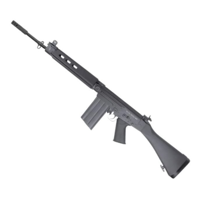 King Arms Full Length FAL AEG Ver.2 Electric Airsoft Rifle + Extra 2 ...