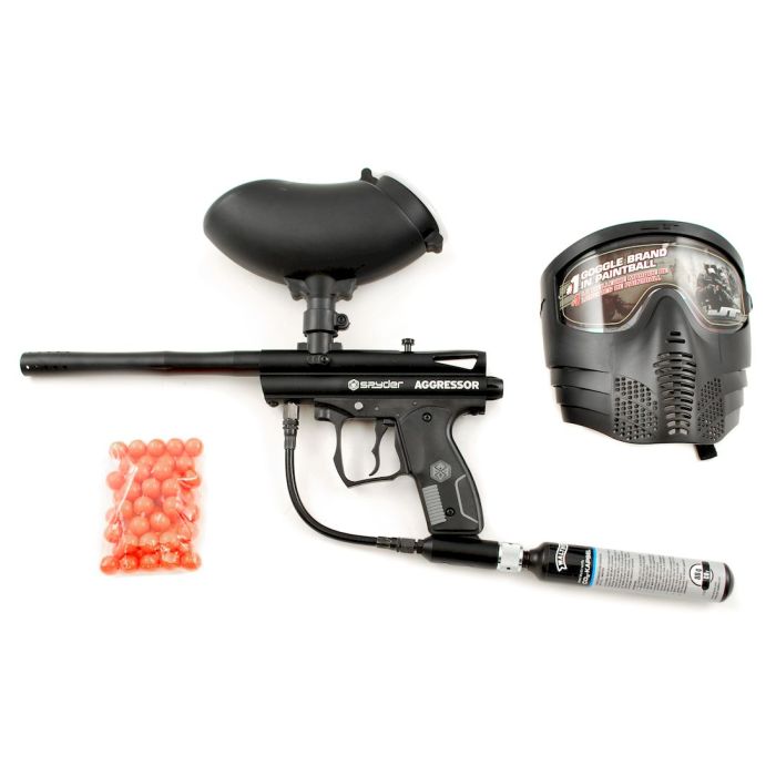 .68 Cal Spyder Aggressor Paintball Gun Package