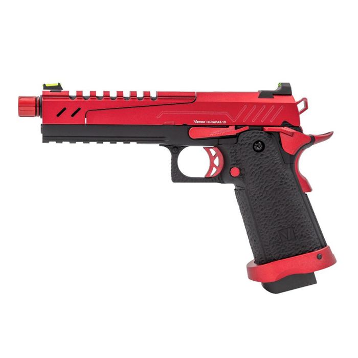 Vorsk Hi-Capa 5.1 Split Slide Pistol - Two Tone - Red / Black