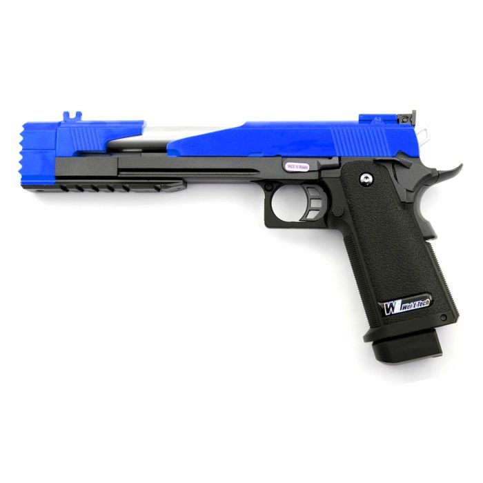 WE Hi-Capa Dragon 7" 6mm Airsoft Gas Blow Back Pistol Two Tone GBB
