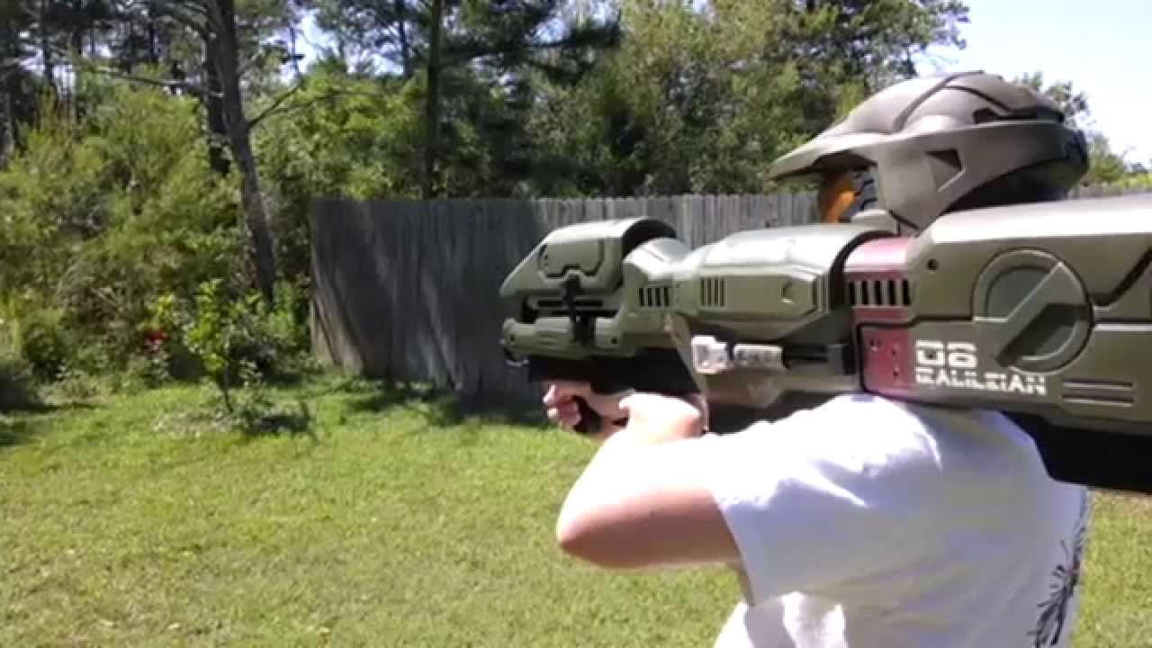 American airsoft enthusiast builds working Spartan Laser airsoft rifle ...